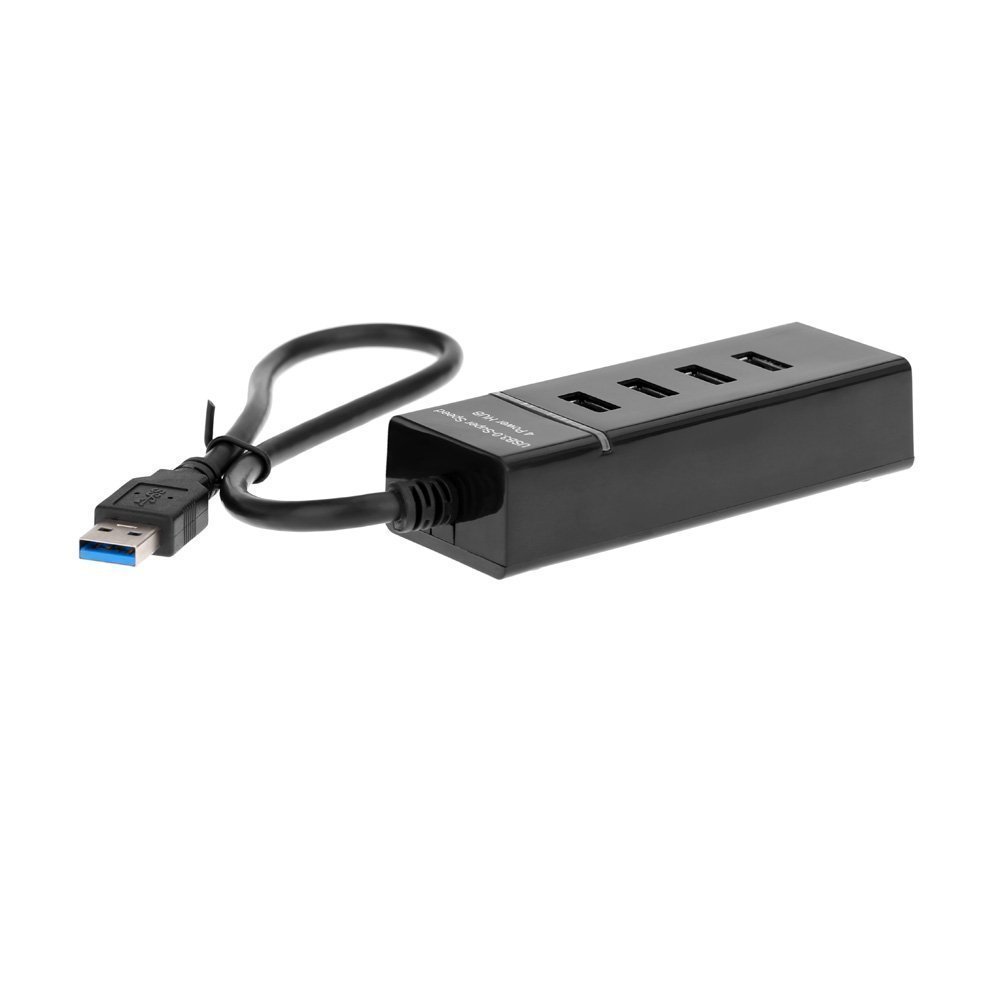 Technotech 4 Port USB 3.0 High Speed Hub (Black)