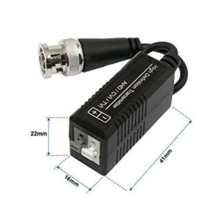 Technotech Video Balun Connector AHD CVI TVI Coax To Utp Cat6 Hd 720P ...